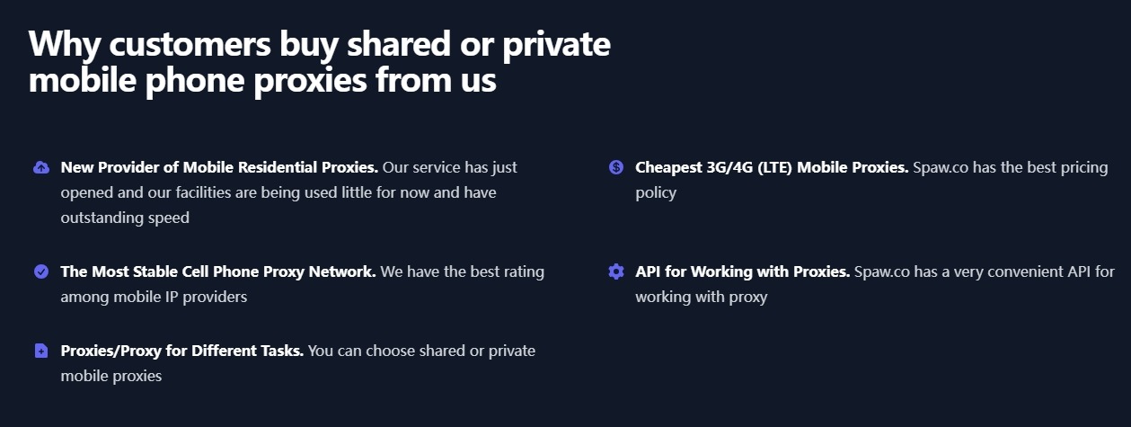 Spaw.co Mobile Proxies - Proxy-Zone